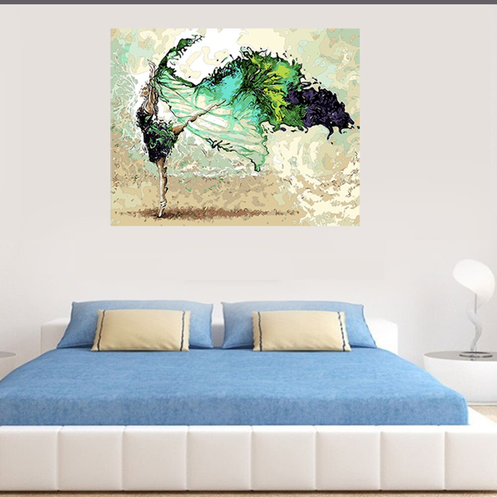 Framed Digital Oil Painting By Numbers Home Decor ... – Vicedeal