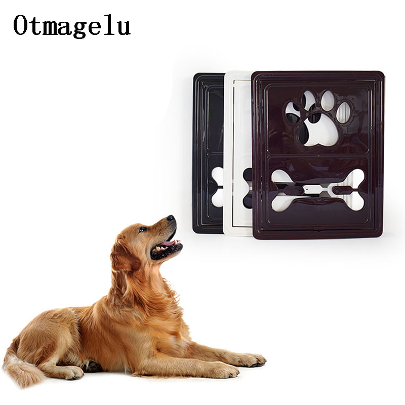 Lockable Magnet Control Pet Dog Cat Door for Scree... – Grandado