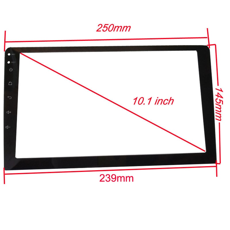 10.1 Inch Auto Gehard Glas Beschermende Film Stick... – Grandado