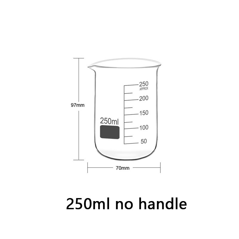 50-1000ml High Borosilicate Glass Measuring Cup He... – Grandado
