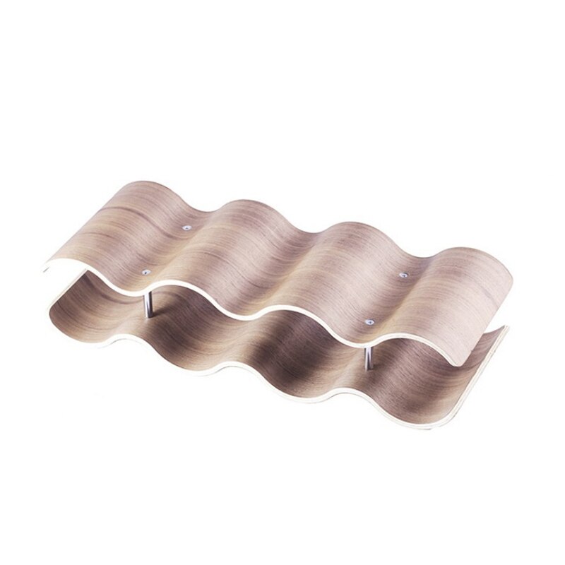 4/3/2 Layers Wooden Wave Wine Rack Home Grape Wine... – Grandado