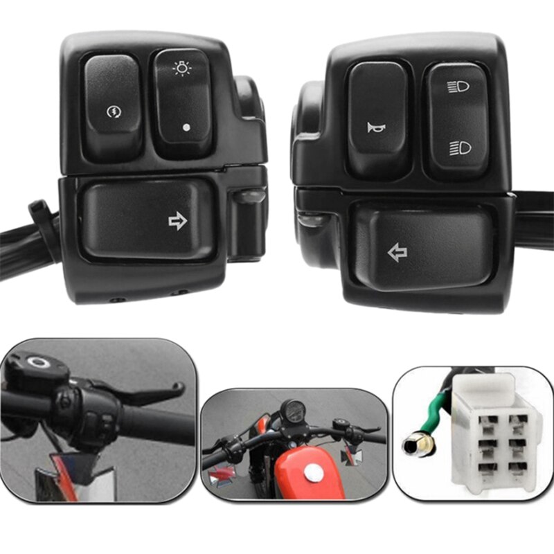 Motorcycle Handlebar Control Switch Headlight Horn... – Vicedeal
