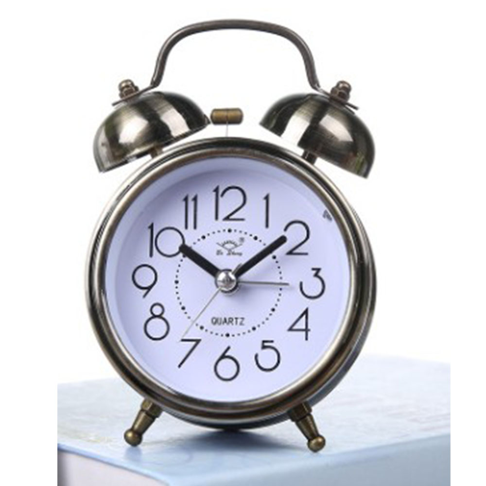 Retro Alarm Clock Twin Bell Loud Alarm Clock Antiq... – Grandado