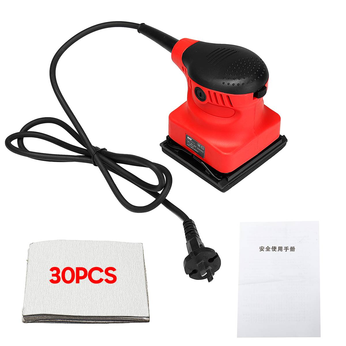 240W Electric Sander Woodworking Polisher Wall Woo... – Vicedeal