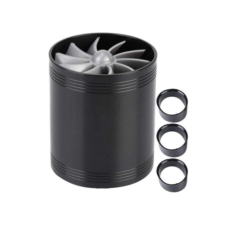 1pcs Black Car Double-sided Turbocharger Automobil... – Vicedeal