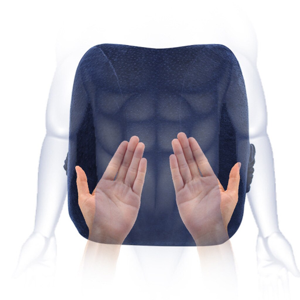 Home Office Memory Cotton Curved Lumbar Support Ch... – Grandado