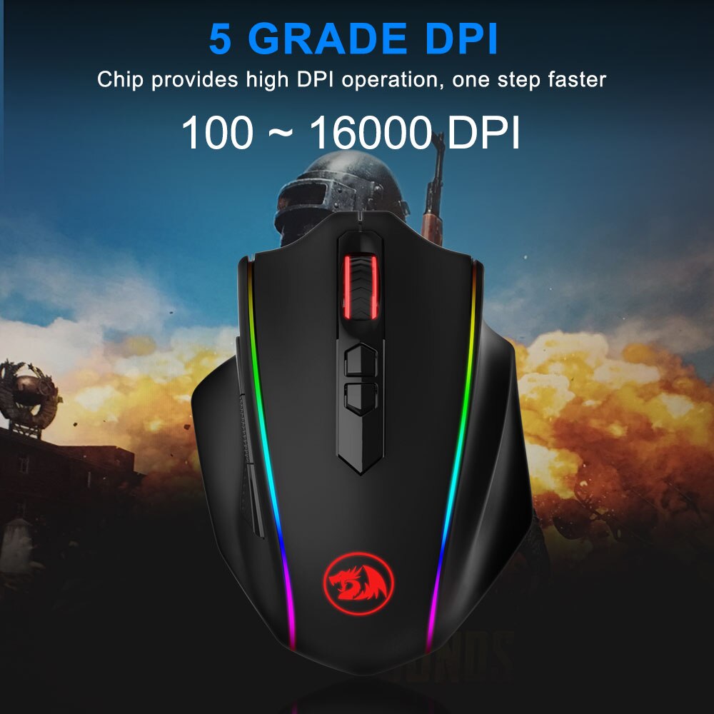 Redragon Vampire Elite M686 RGB USB 2.4G Wireless ... – Grandado