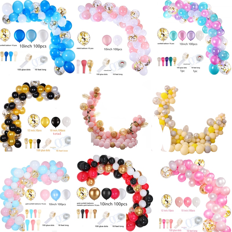 Ballon Set Bruiloft Decoratie Parti Verjaardag Bal... – Vicedeal