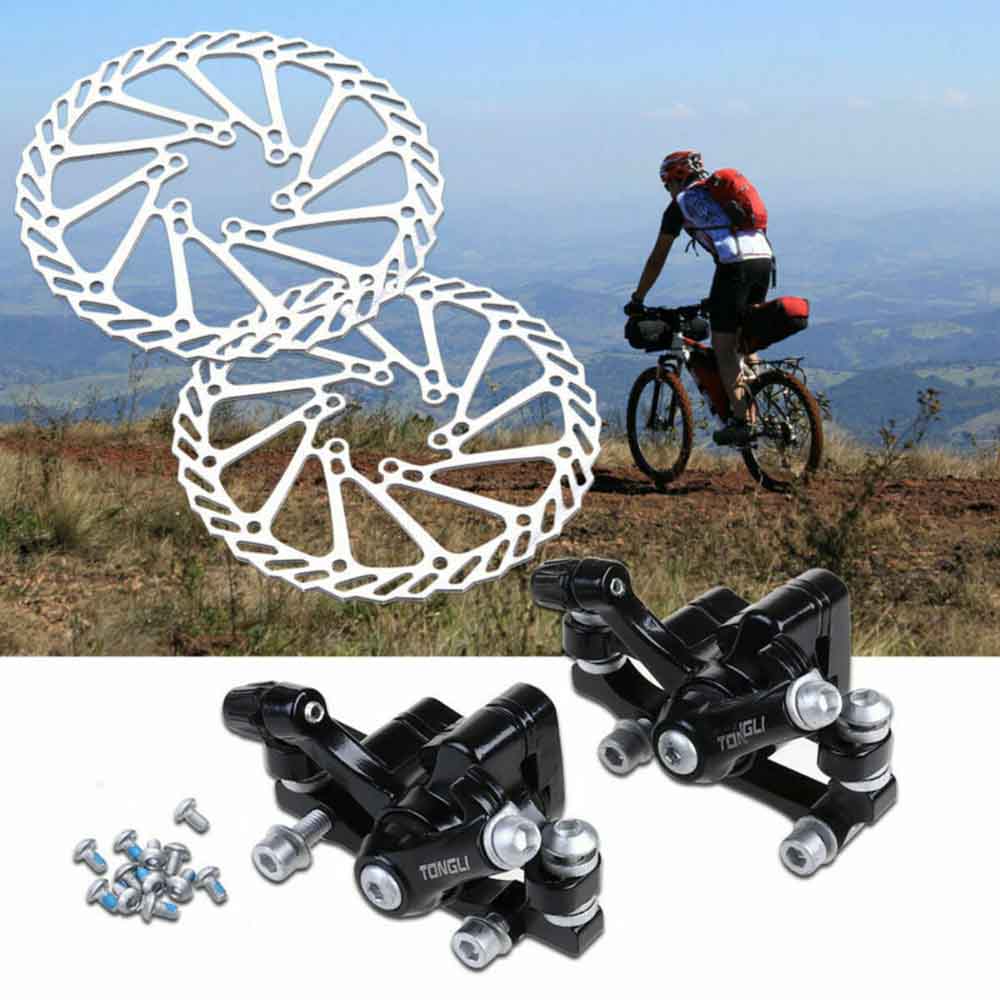 Bicycle disc brake kit mountain bike road bike alu... – Grandado