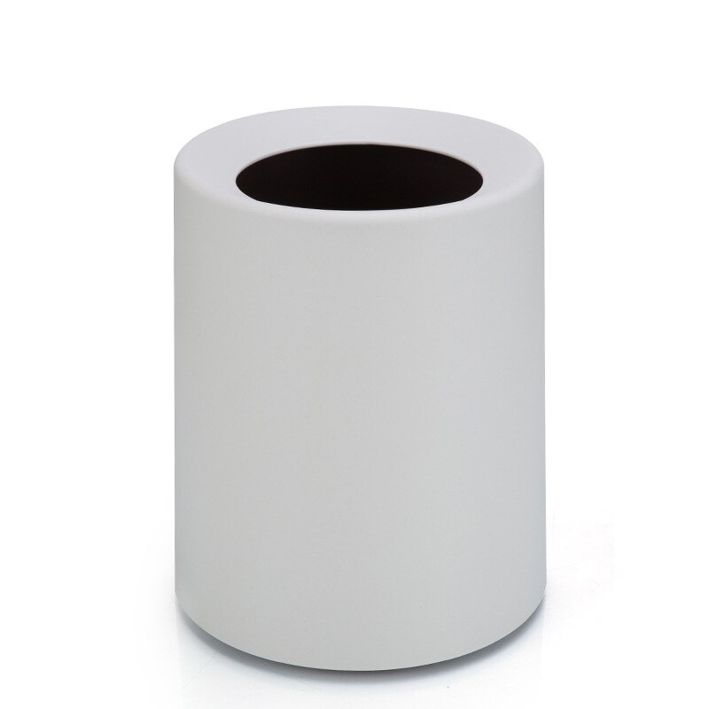 Nordic Plastic Matte Trash Bin 8L/12L Double-layer... – Vicedeal