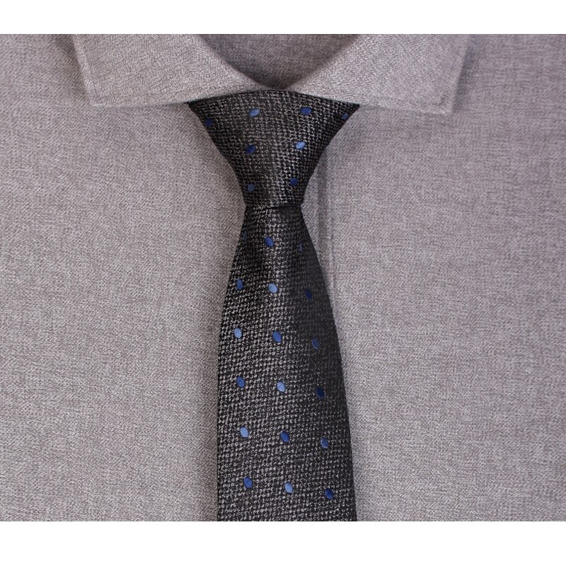 Gentleman Drak Grey 7CM Tie Formal Neck Ties For M... – Grandado