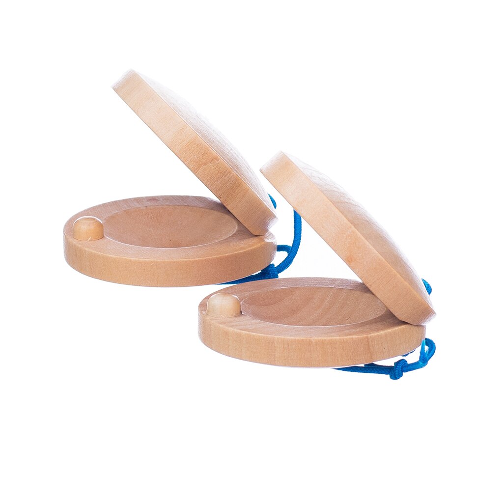 A Pair Wooden Castanets Wood Percussion Flamenco M... – Grandado
