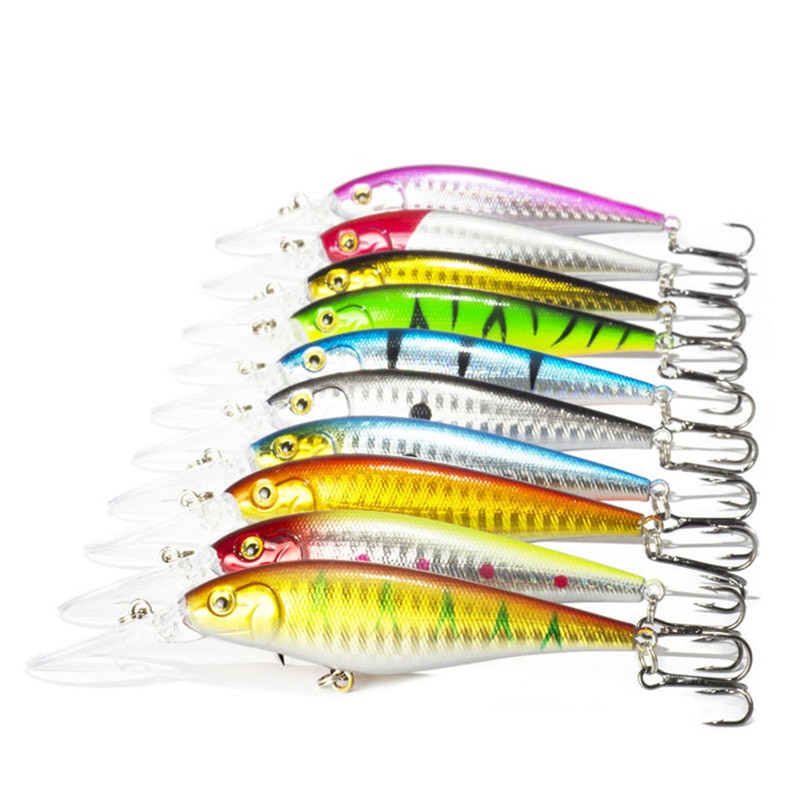10PCS/Lot Good Minnow 11cm 10.5g Artificial Hard B... – Vicedeal