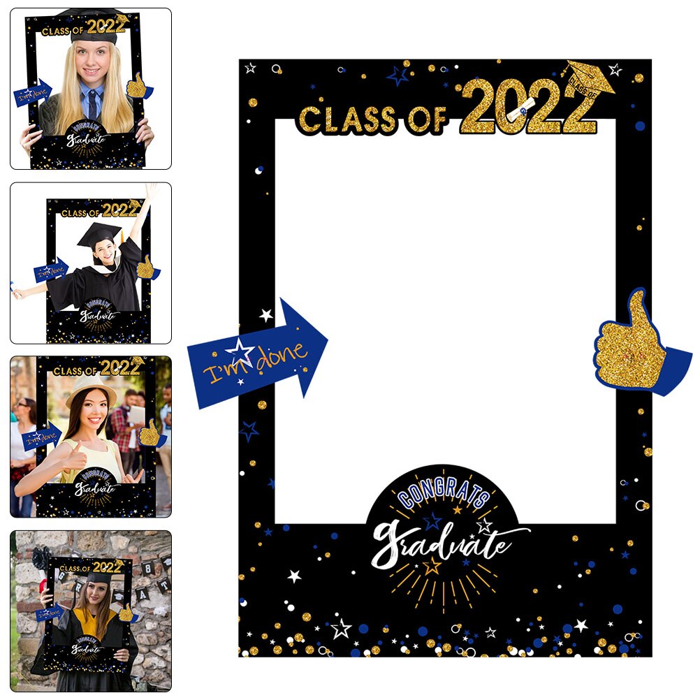 2022 Graduation Party Photo Frame Selfie Frame Fun... – Grandado