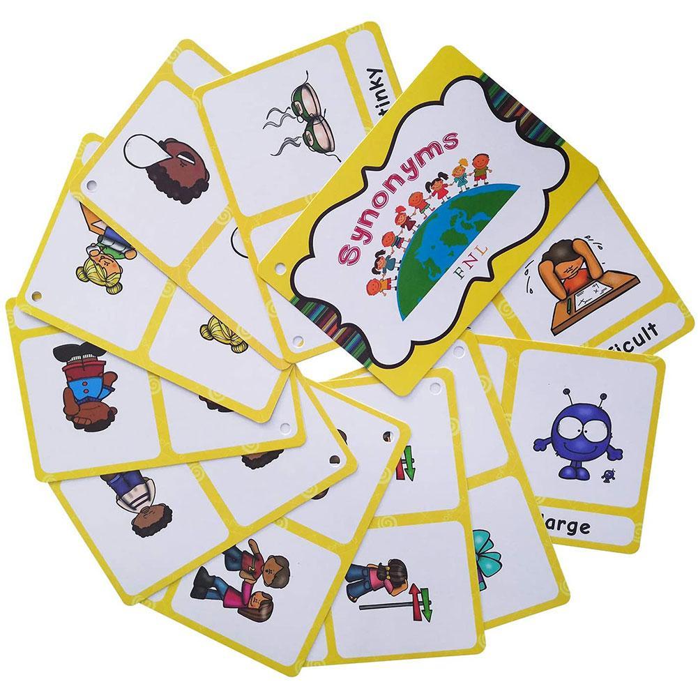 Baby Learn English Word Card Flashcards Synonyms E... – Grandado