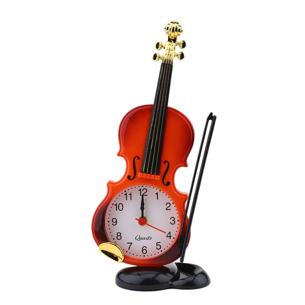 2 Colors Instrument Table Clock Student Violin Hom... – Grandado
