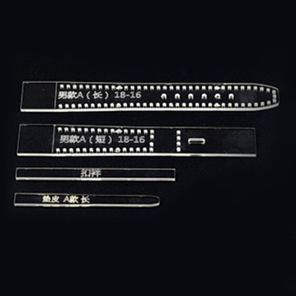 4pcs Leather Craft Clear Acrylic Watch Strap Band ... – Grandado