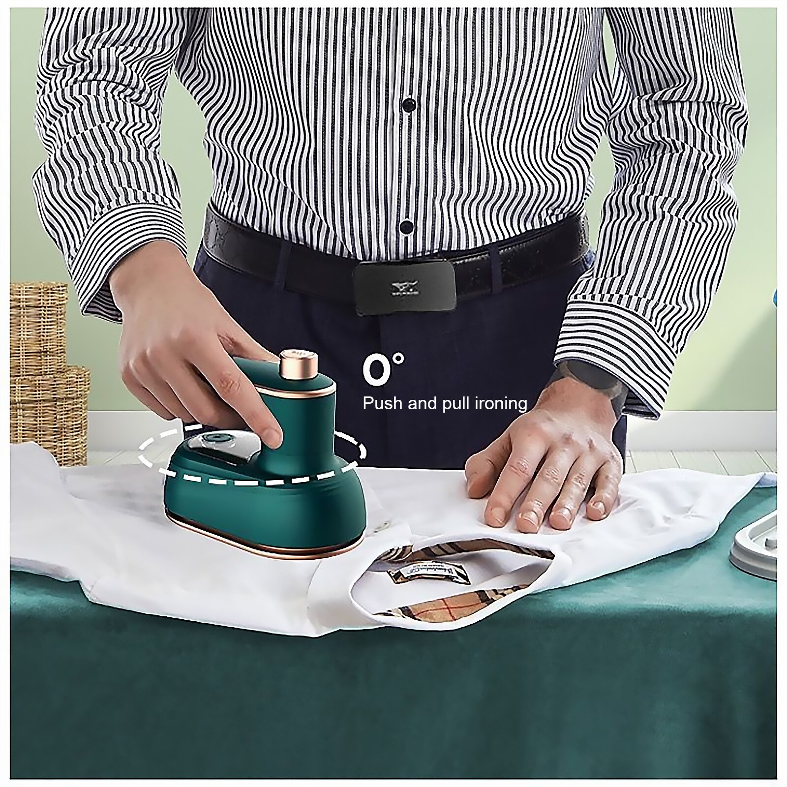 Portable Handheld Mini Steaming Iron Non Stick Cer... – Grandado