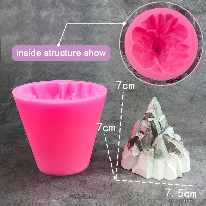 Single Iceberg Snow Mountain Volcano Silica Mousse... – Grandado