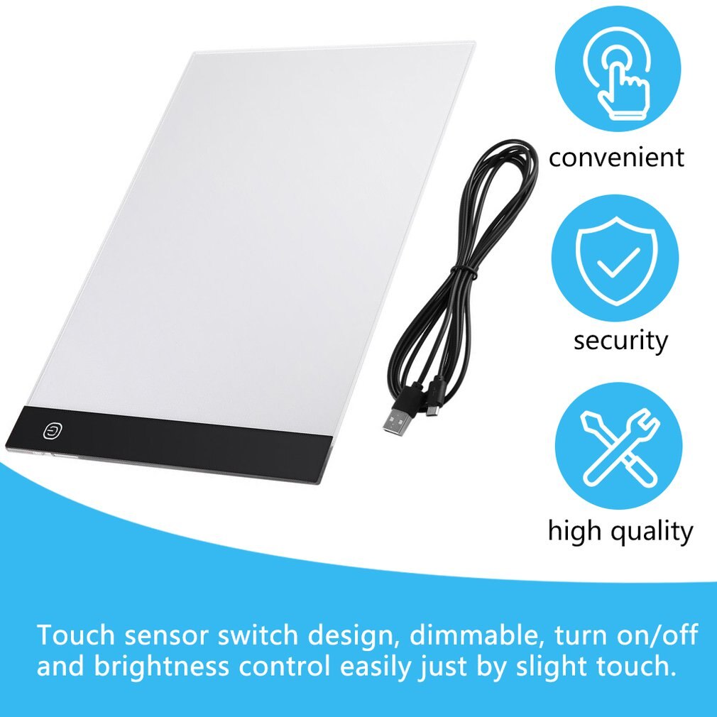 Usb Opladen A4 Led Ultra Dunne Kunst Facsimile Tek... – Vicedeal