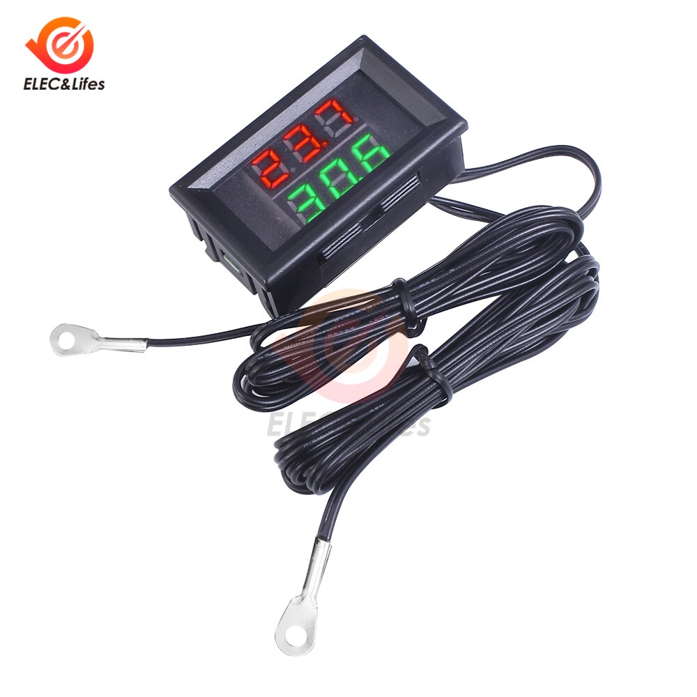 DC 12V 24V Digital Thermometer Temperature Sensor ... – Grandado