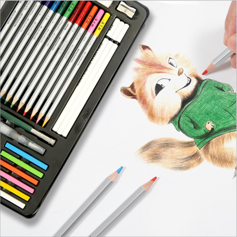 H&B 32pcs/set Drawing Kit Pencils Sketch Charcoal ... – Vicedeal
