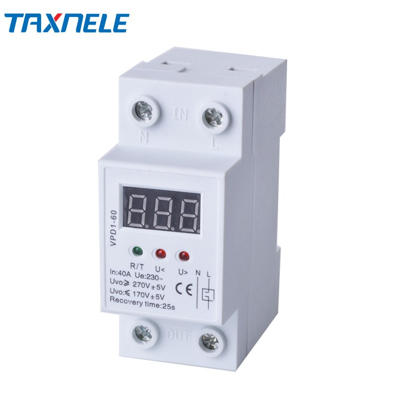 40A 63A 220V automatically reconnect the overvolta... – Vicedeal