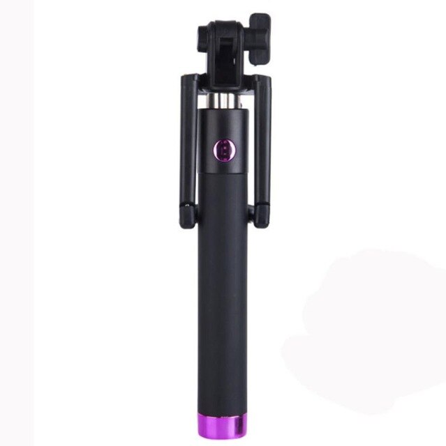 5 Color Mini Extendable Handheld Selfie Stick Wire... – Vicedeal