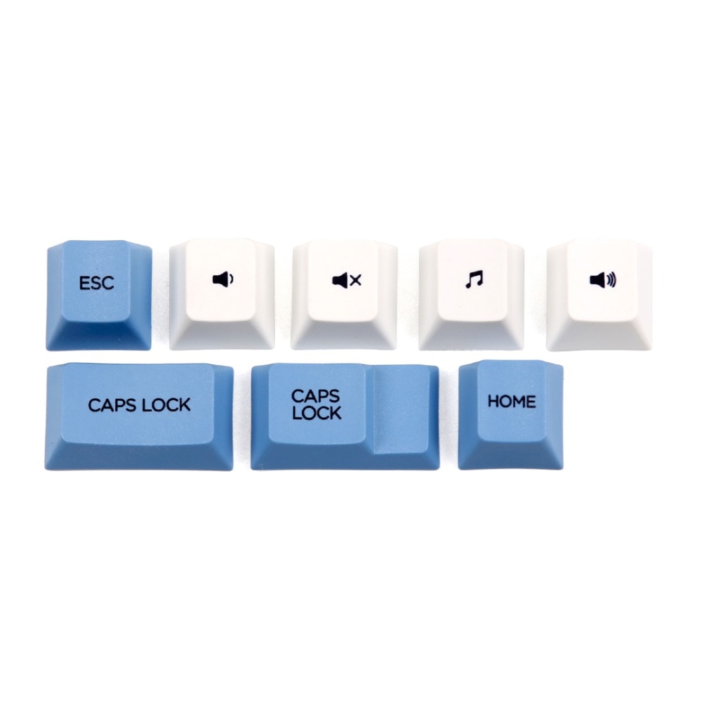 Blue sky and white cloud keycap 112/157 keys PBT C... – Grandado