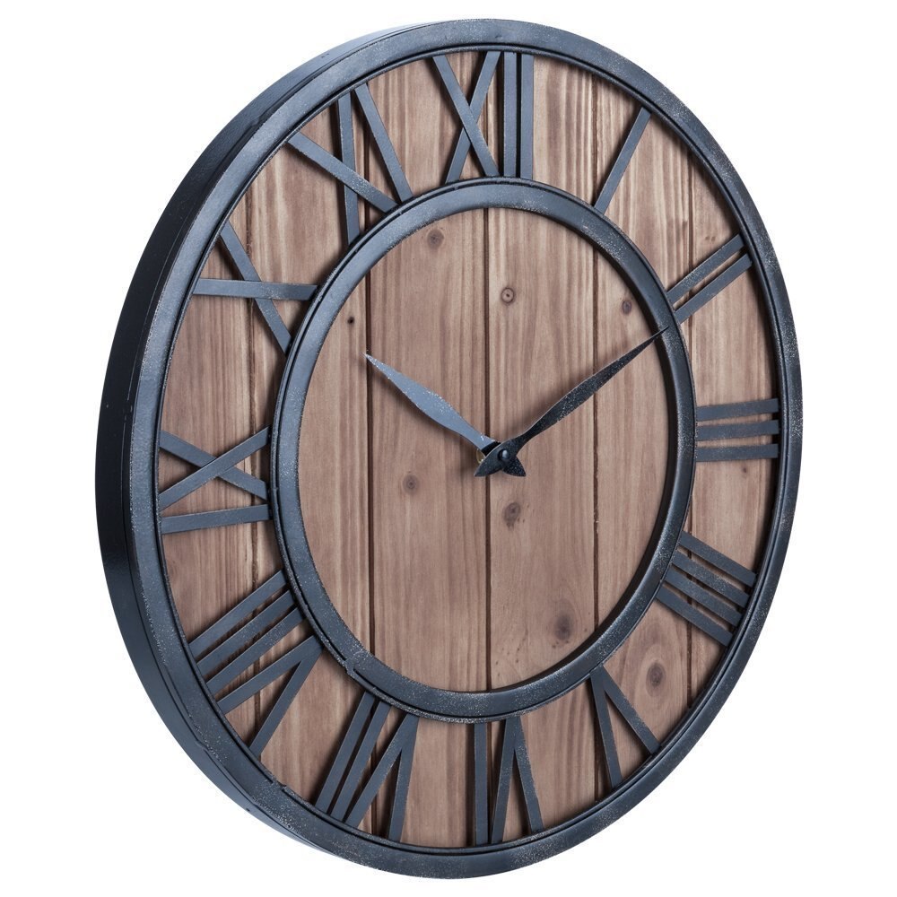 Farmhouse Rustic Barn Vintage Bronze Metal & Solid... – Vicedeal