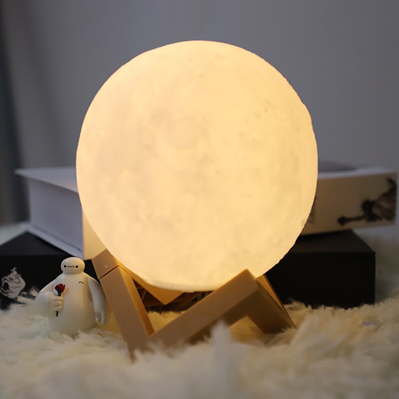 3D Print LED Night Light Room Bedside Moon Lamp To... – Grandado
