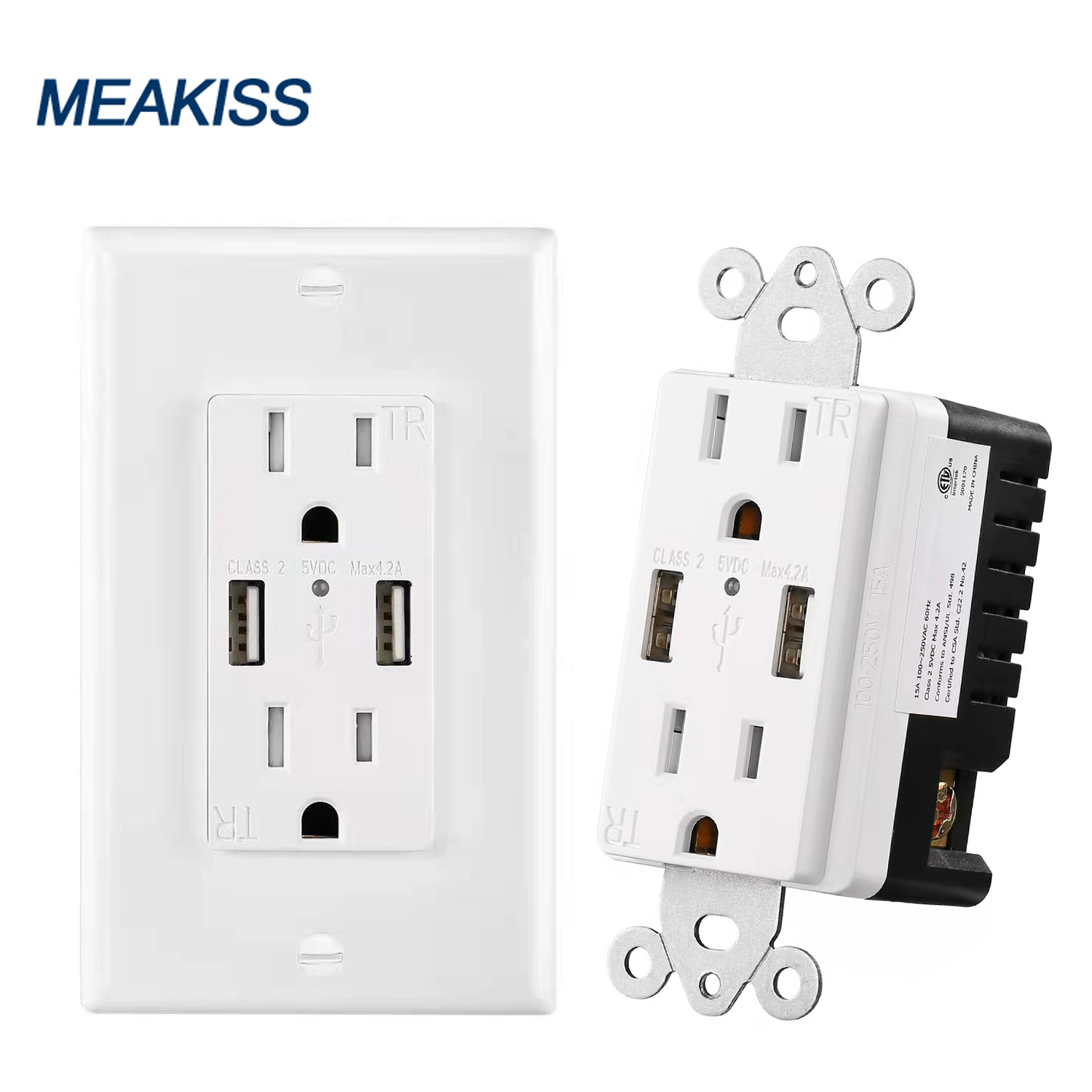 MEAKISS USB socket 5V 4.2A fast charging appliance... – Grandado
