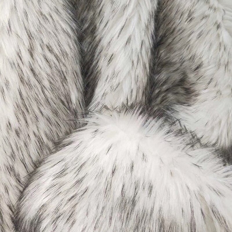 Dyed Artificial Fur Long Plush Fabric DIY Patchwor... – Grandado