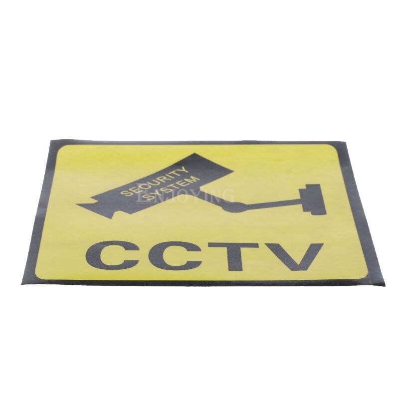 10PCS Warning Stickers CCTV SECURITY SYSTEM Self-a... – Grandado