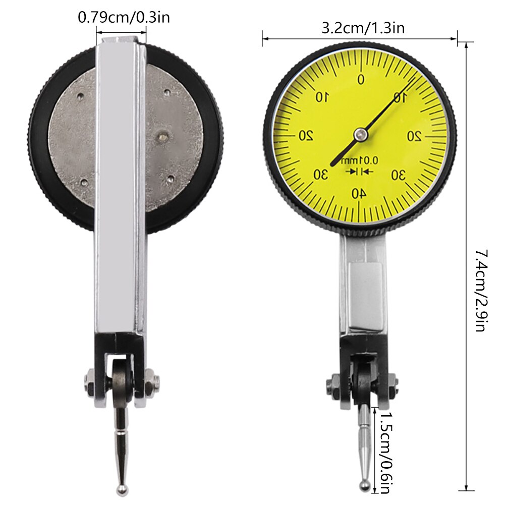 Precision Dial Indicator Accurate Dial Gauge Test ... – Grandado