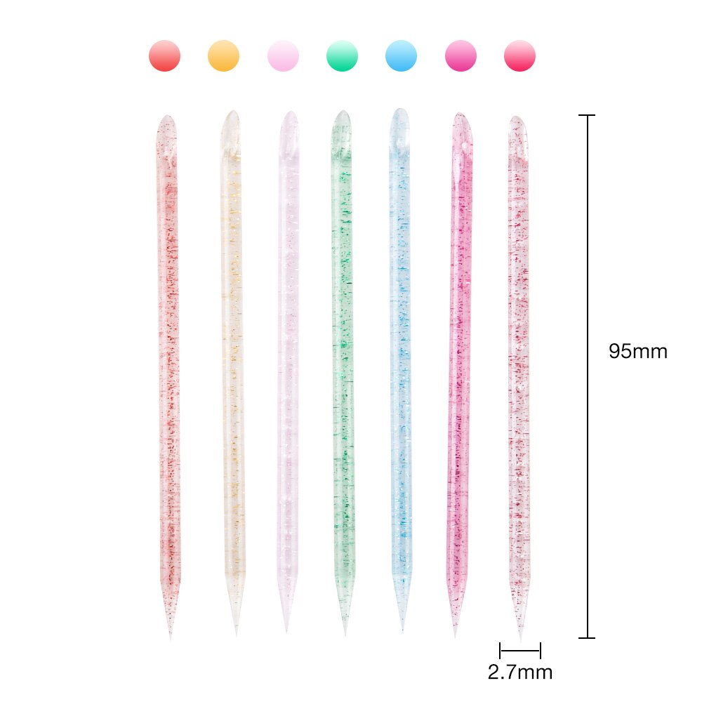 Nail Kristal Stok Double End Nail Art Cuticle Push... – Grandado