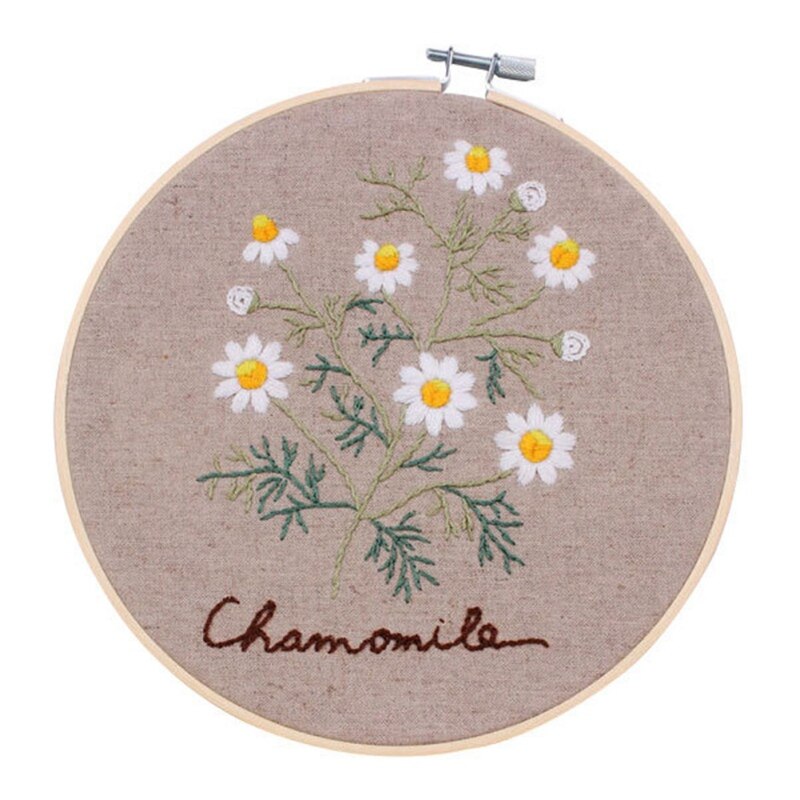 Embroidery Flower Needlework Handwork DIY Material... – Grandado
