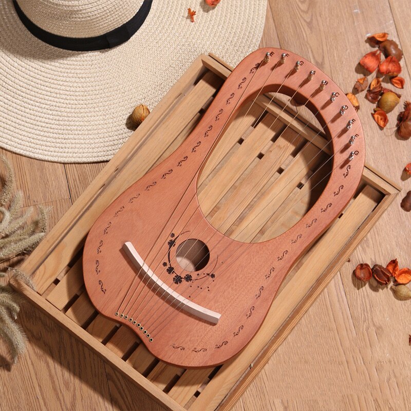 Mahagoni Massivholz Leier Harfe 10 Schnur Musical ... – Grandado