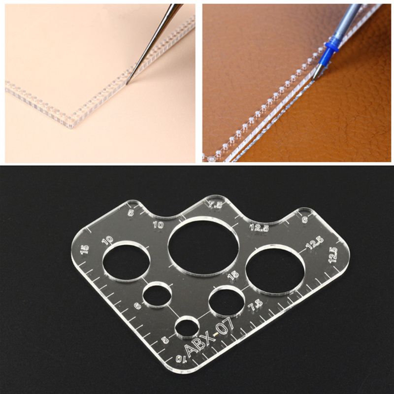 Leer Craft Acryl Perspex Snijden Cirkel Hoek Stitc... – Grandado