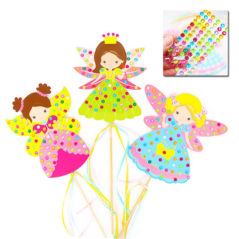 Diamond Fairy Stick craft Princess Stick kindergar... – Grandado