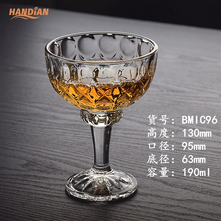 Lead-free glass red wine glass champagne cup butte... – Grandado