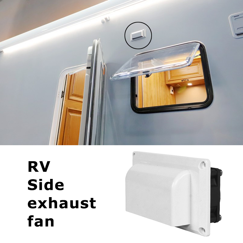 Caravan Side Ventilation Exhaust Fan 12V 6W Range ... – Vicedeal