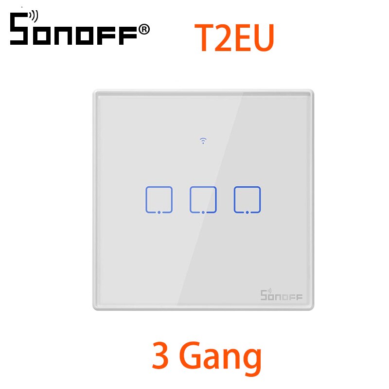SONOFF T2 Smart Panel WiFi Smart Switches with 3 G... – Vicedeal