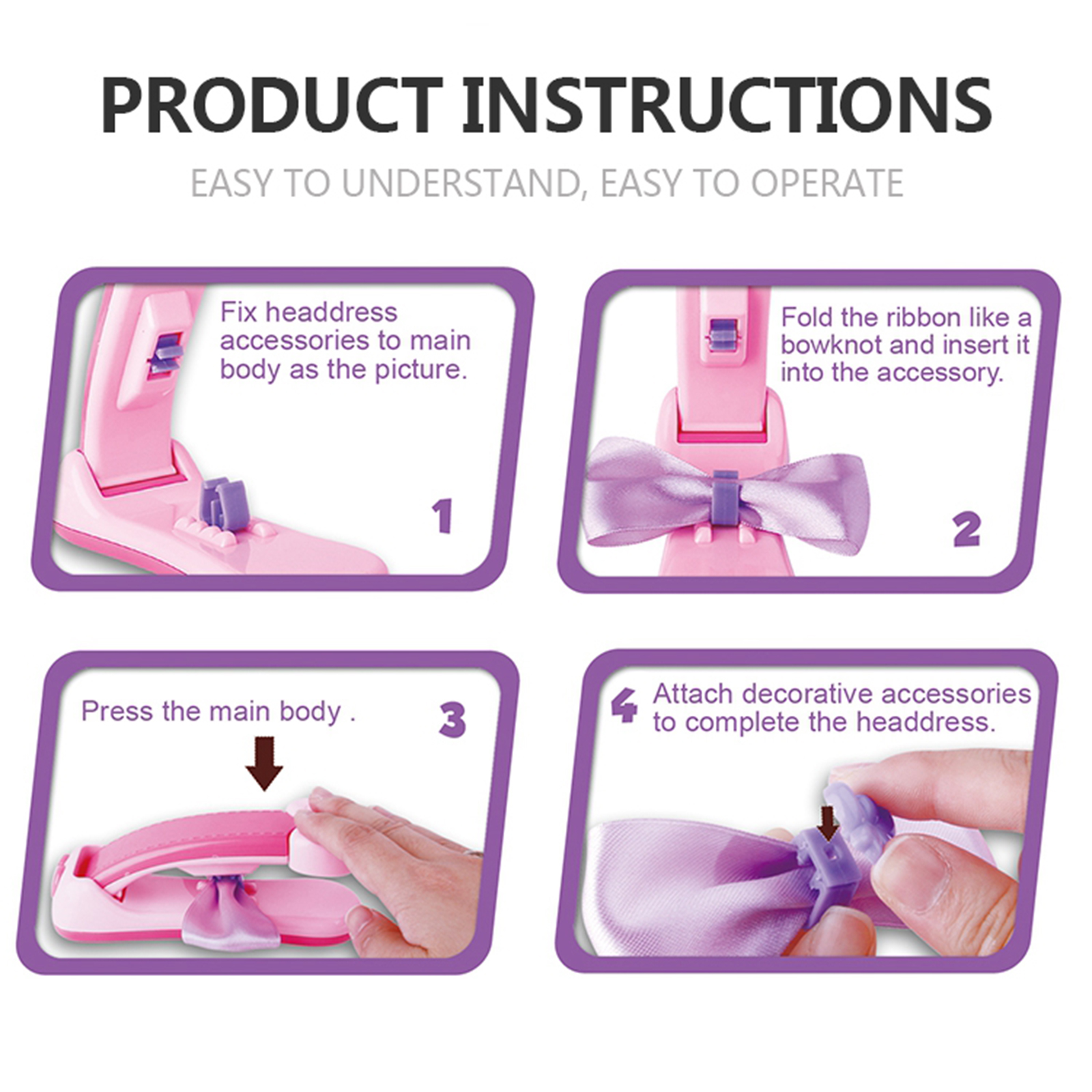 Bow Making Accessory DIY Making Kit Hair Bow Maker... – Vicedeal