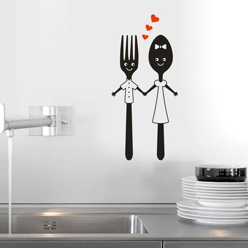 Kitchen Decoration Dining Cutlery Stickers Dining ... – Grandado