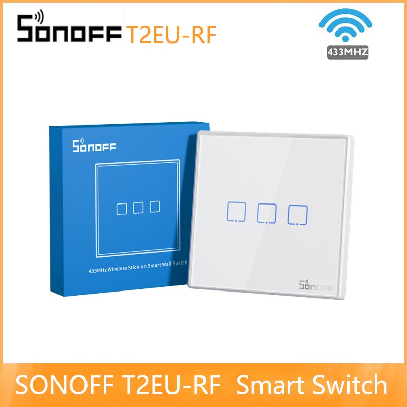 SONOFF T2EU-RF 86 Type Smart Switch Wall Panel Sti... – Vicedeal