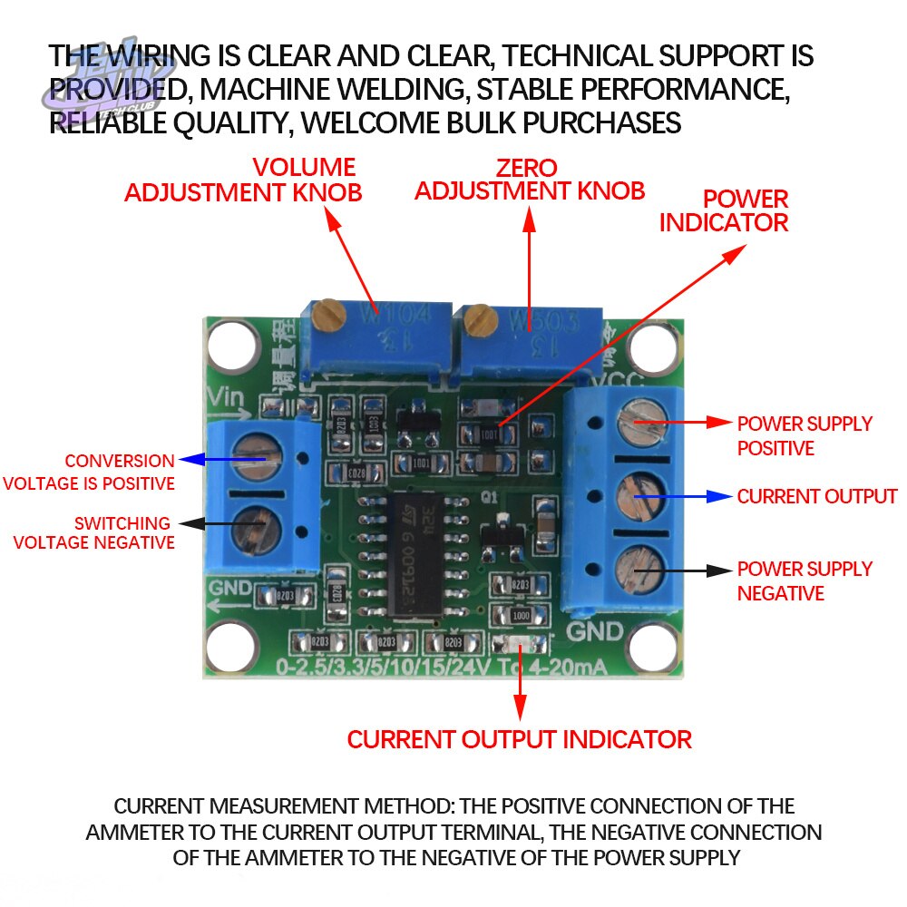 4-20mA To 0-3.3V 5V 10V Voltage to Current Signal ... – Grandado