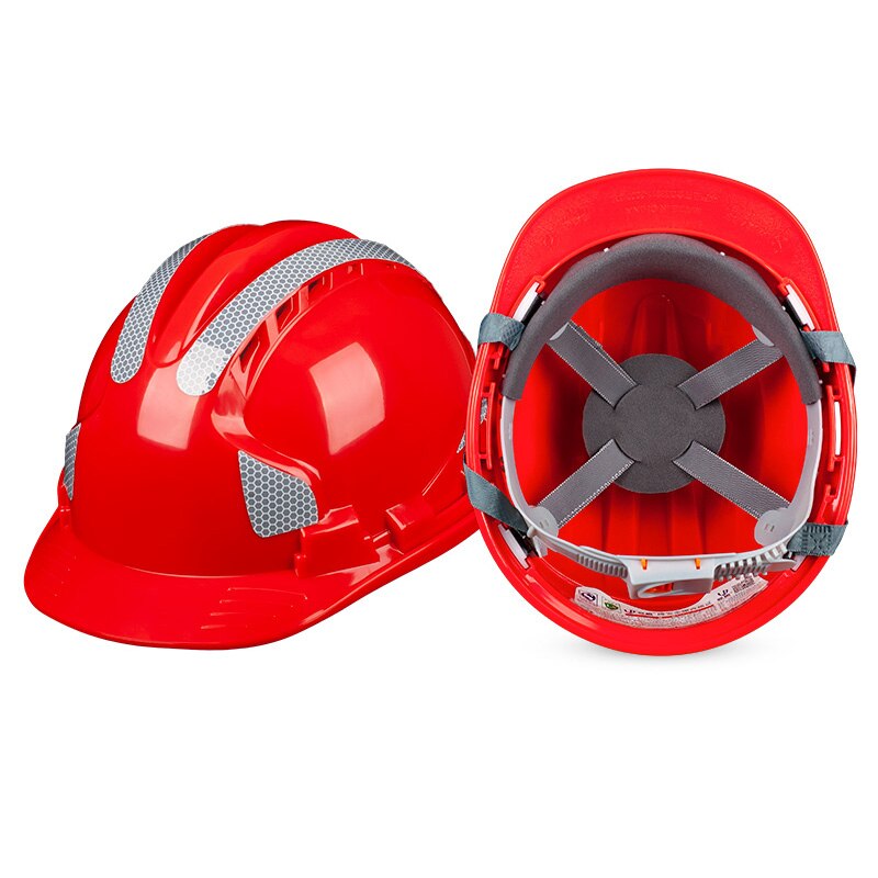 Hard Hat Reflective Safety Helmet Breathable Const... – Grandado