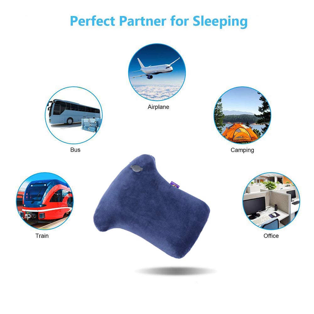 Inflatable U-shaped Pillows Travel Outdoor Portabl... – Grandado