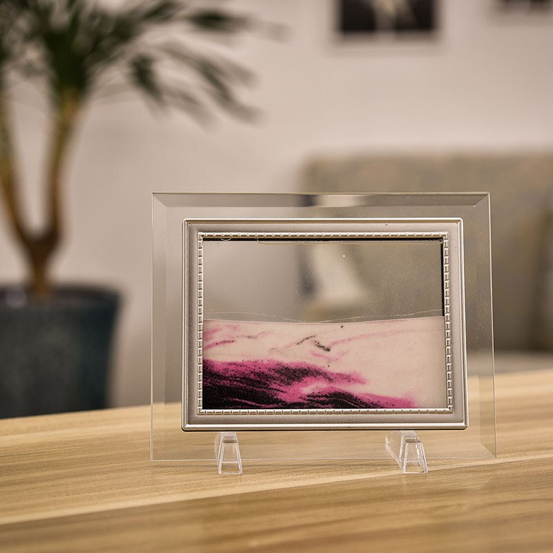 3D Dynamic Flowing Grit Sand Painting Transparent ... – Vicedeal